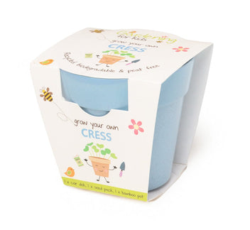 Cress Growing Kit with Pot|Grow your own cress — Gardening for Kids