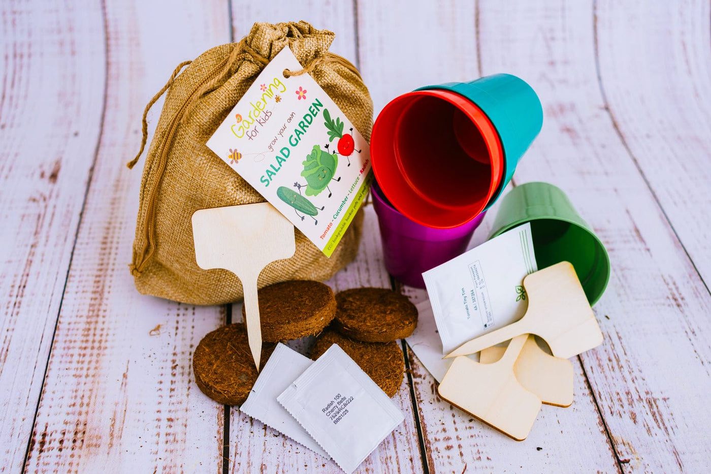 Salad Garden Growing Kit | Gardening for Kids
